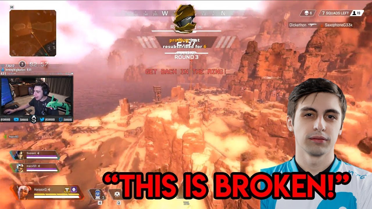Shroud Bug Abusing in Apex Legends - YouTube