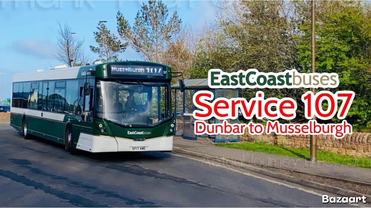 EastCoastBuses Service 107 Dunbar to Musselburgh • Eclipse 3 57 SF17VME ...