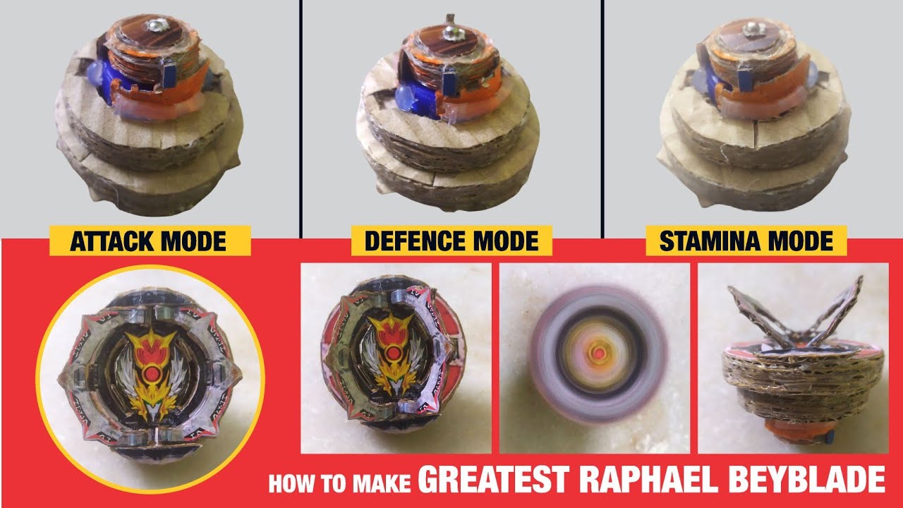 HOW TO MAKE ((GREATEST RAPHAEL)) BEYBLADE 🤩 WITH XTEND DRIVER 😱 - YouTube