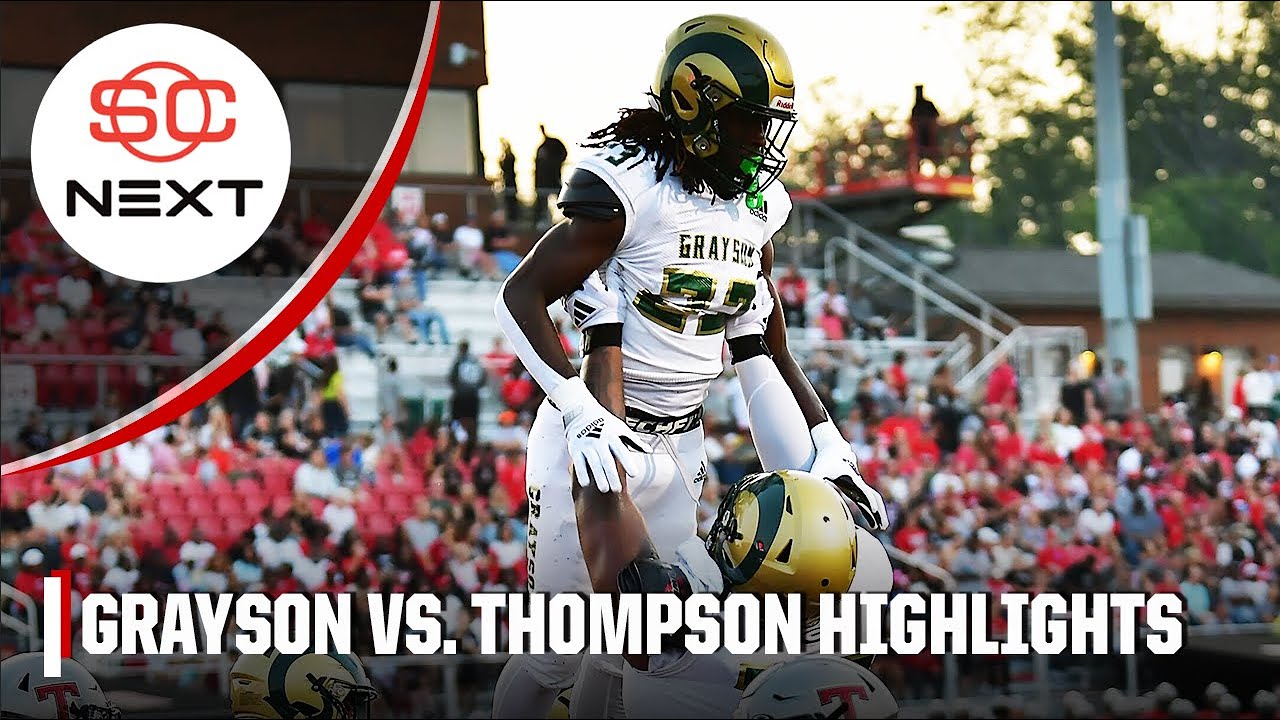 Grayson (GA) vs. Thompson (AL) | Highlights | ESPN High School Kickoff ...