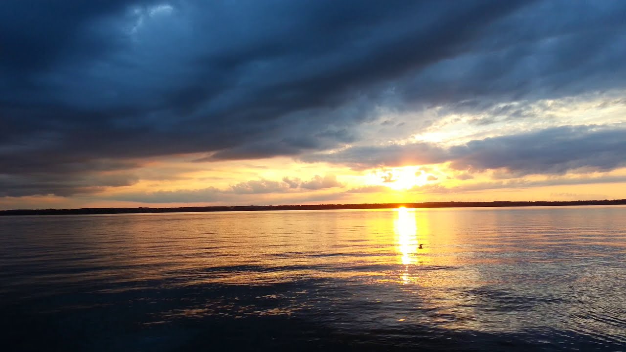 just another sunset on Lake Simcoe - YouTube