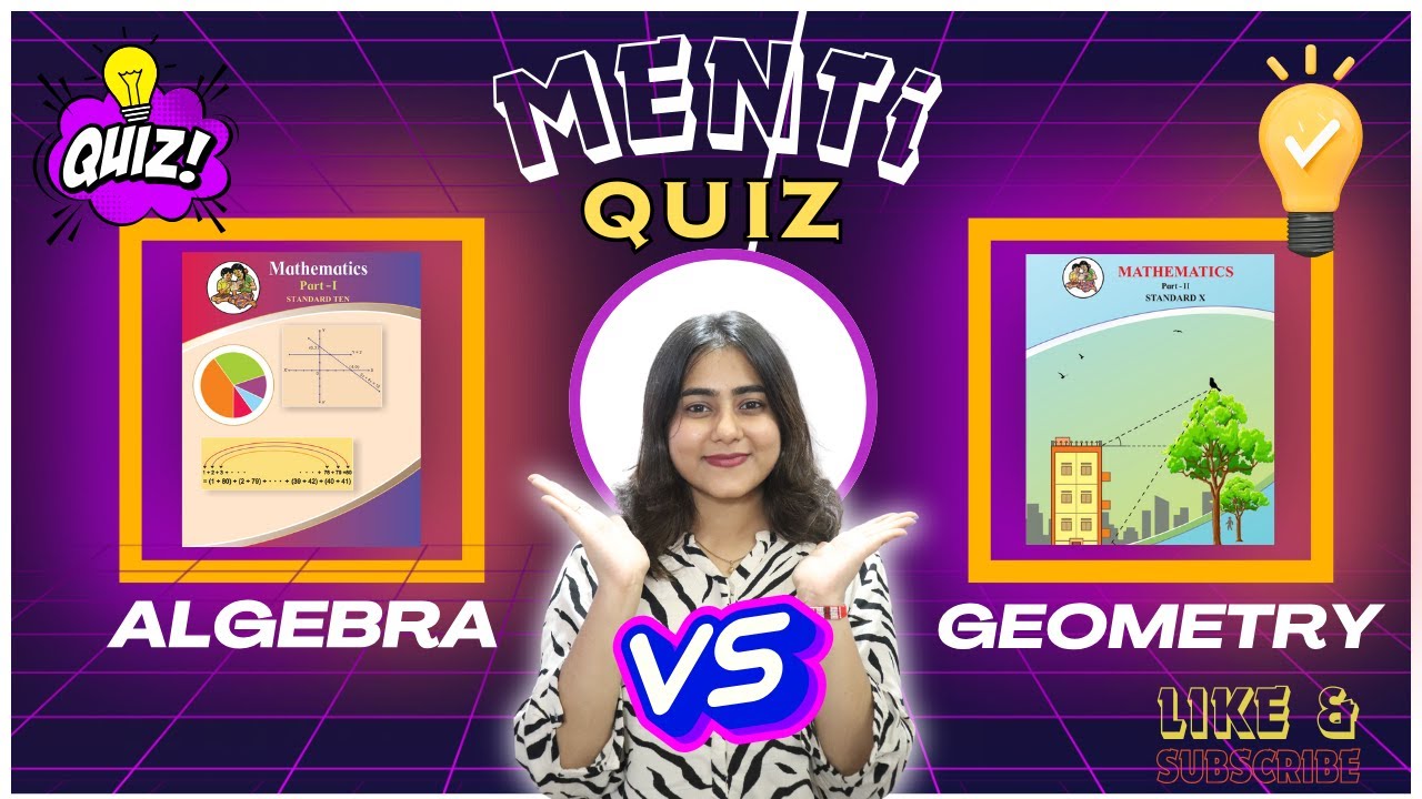 Algebra vs Geometry | Menti Quiz | Class 10 | Maharashtra boards ...