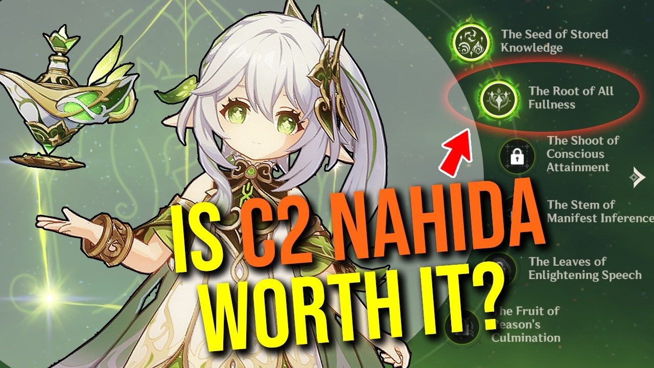 Is C2 Nahida worth to get? (Constellation Guide + Showcases) | Genshin ...