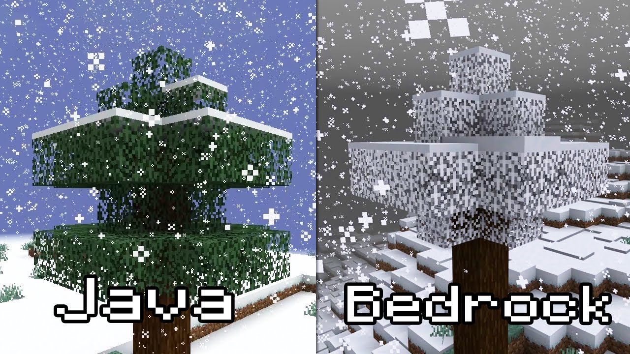 Minecraft - Efeito da NEVE REALISTA que existe apenas na BEDROCK (MCPE ...