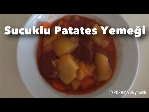 EN İDDİALI TARİF➡️⭐️ Sucuklu patates yemeği tarifi patates yemeği yapılışı