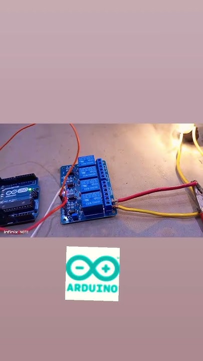 DC 12V BULB 💡 BLINKING BY ARDUINO AND RELAY MODULE😍😍😍#electronic #arduinoproject @electrobiotech ...
