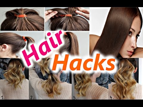 10 Hair Hacks EVERY Girl Should Know - YouTube