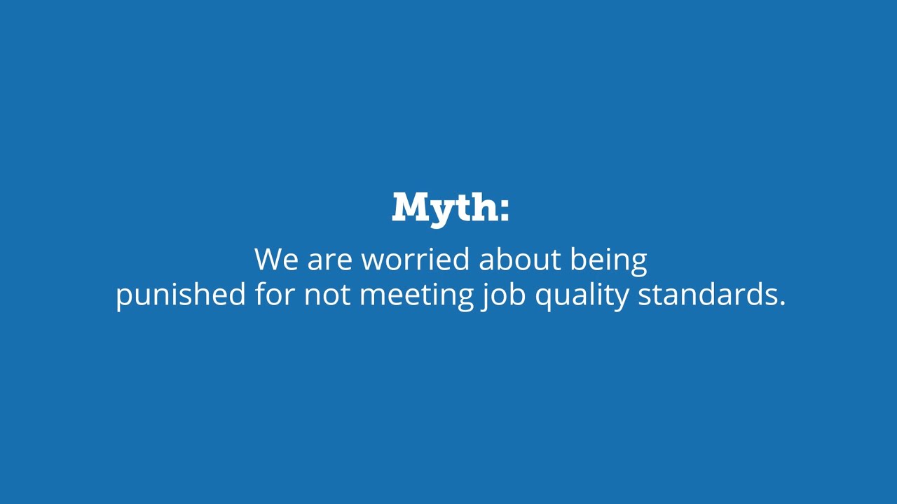 Job Quality Myth 3: Meeting Job Quality Standards - YouTube
