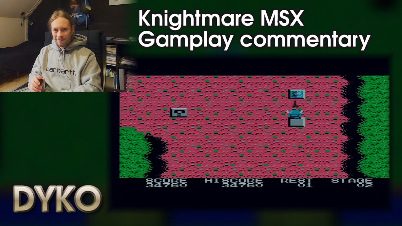 Knightmare MSX Gameplay with commentary - YouTube