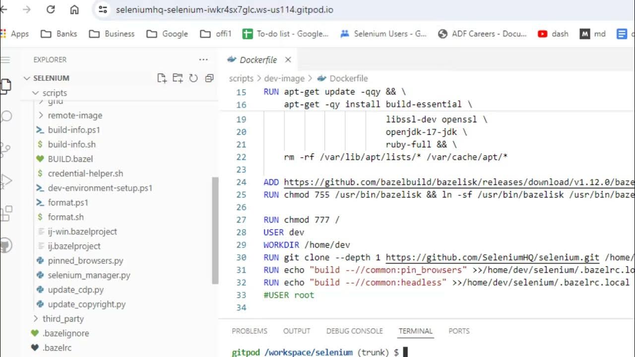 How to use gitpod to setup development environment in cloud on github open source using gitpod ...