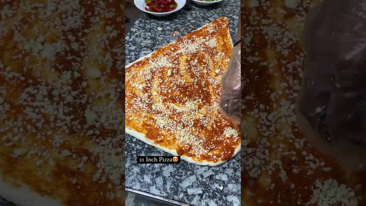 Have you tried this 21 inch Pizza before. - YouTube