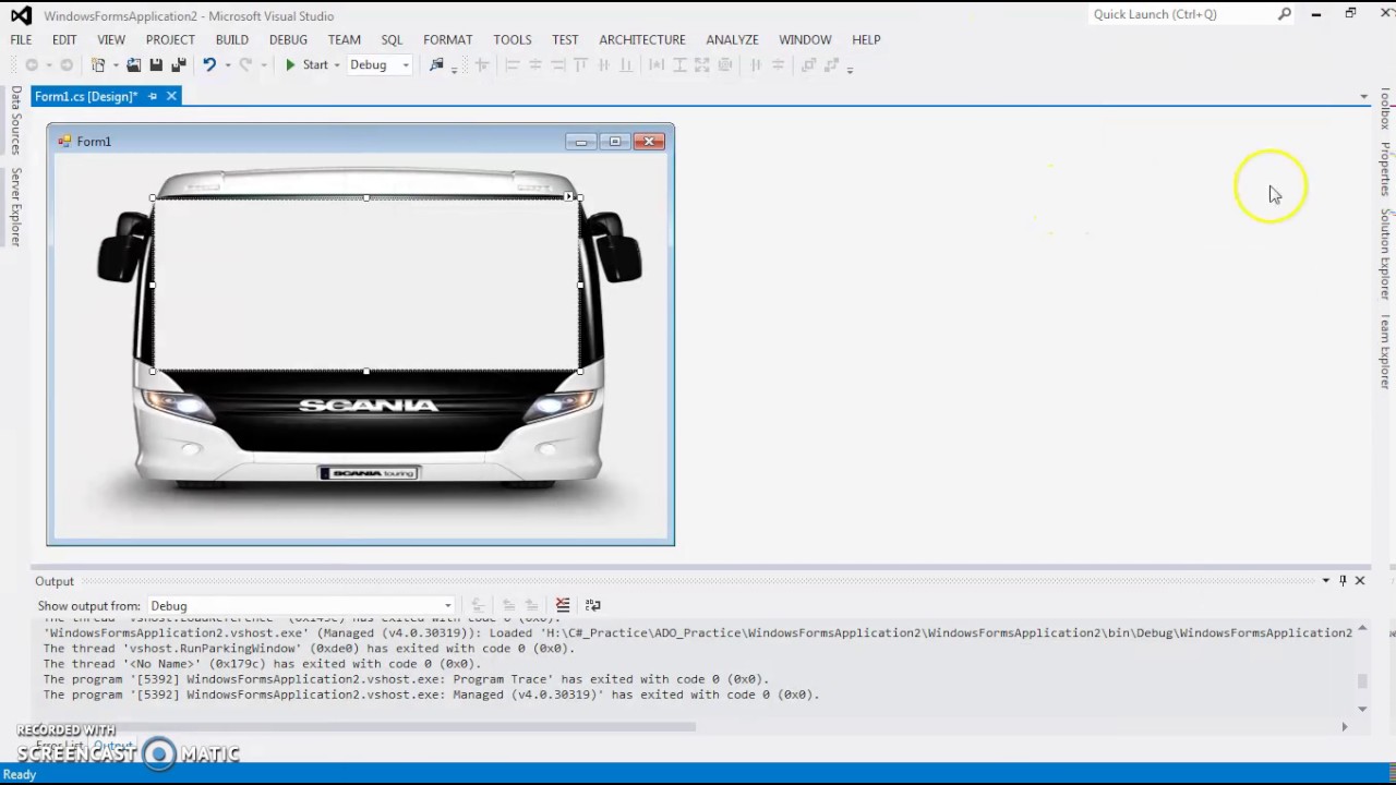 Image Slide Show In Windowsforms C Net Part1 Youtube 0377