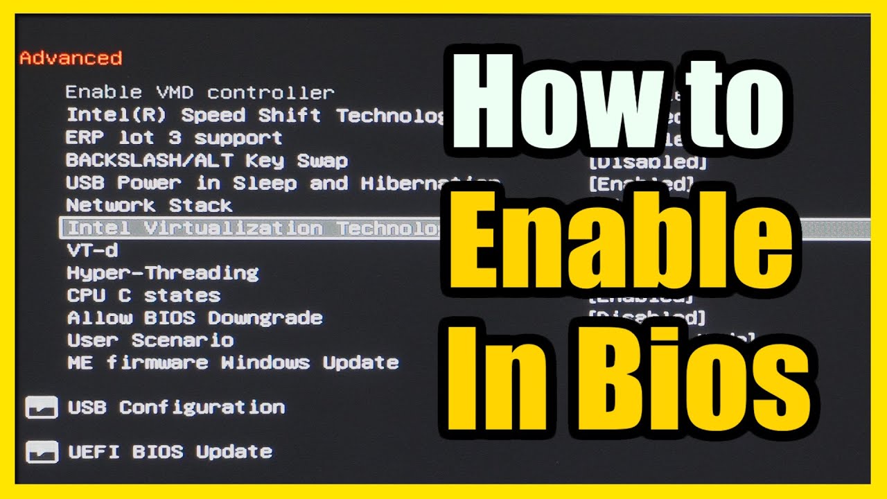 How To Enable Virtualization Technology On Windows 10 Or 11 Pc Mobile Gaming On Pc Youtube