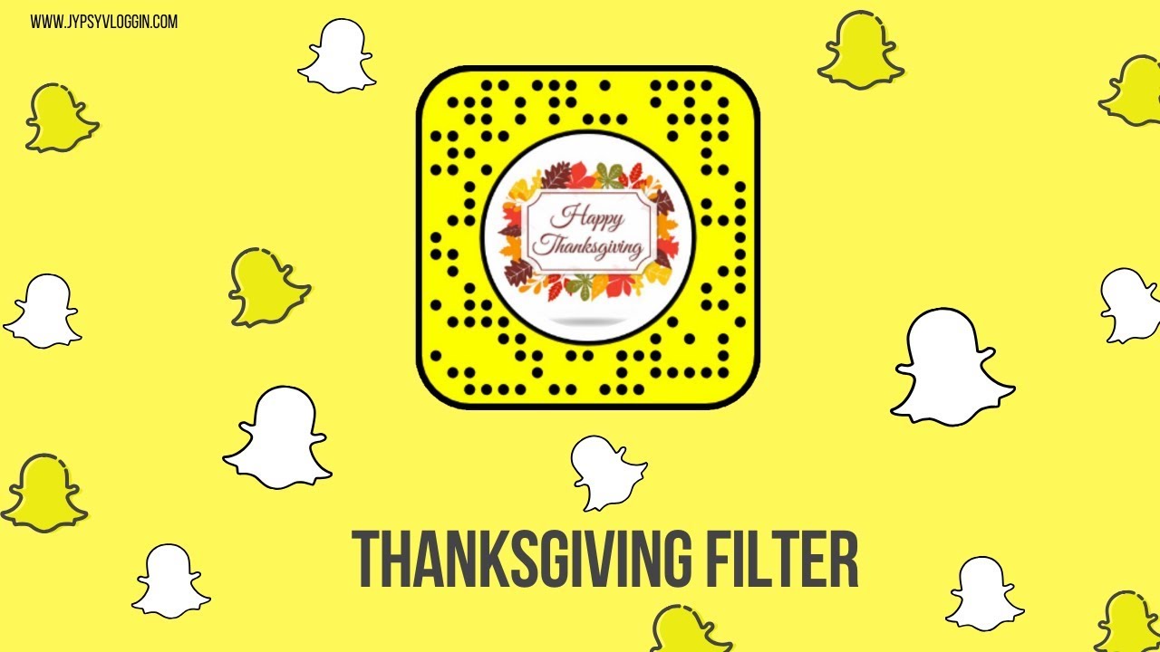 How to get thanksgiving filter on snapchat - YouTube