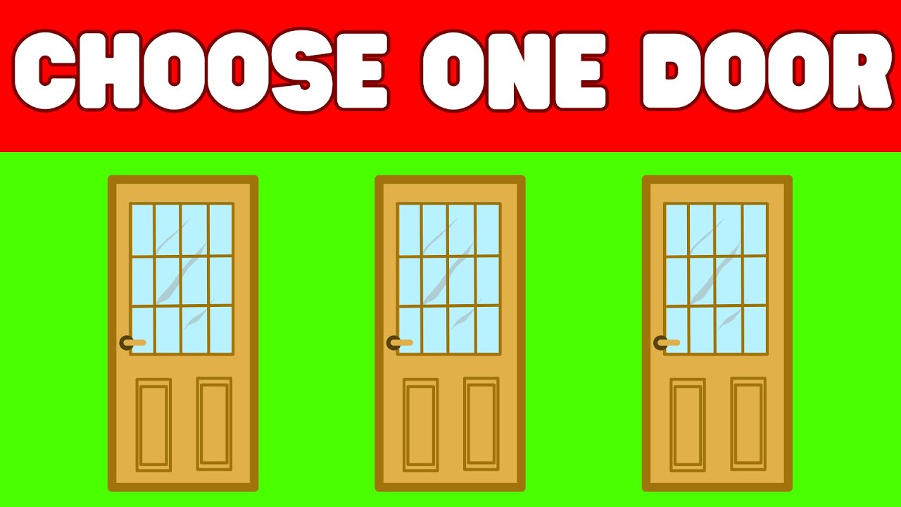 Choose one door, Choose the right door - YouTube