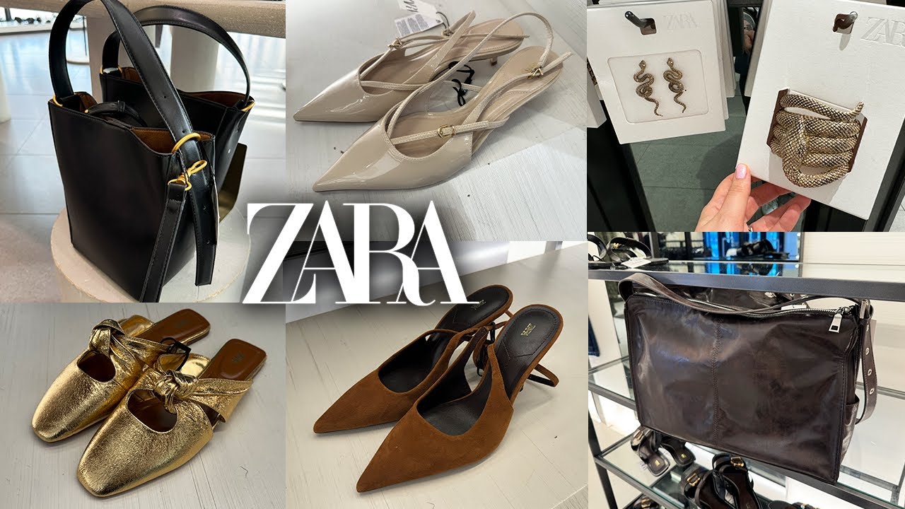 ️ ZARA NEW SHOES, BAGS & JEWELRY 💐 SPRING 2025 COLLECTION LATEST ...