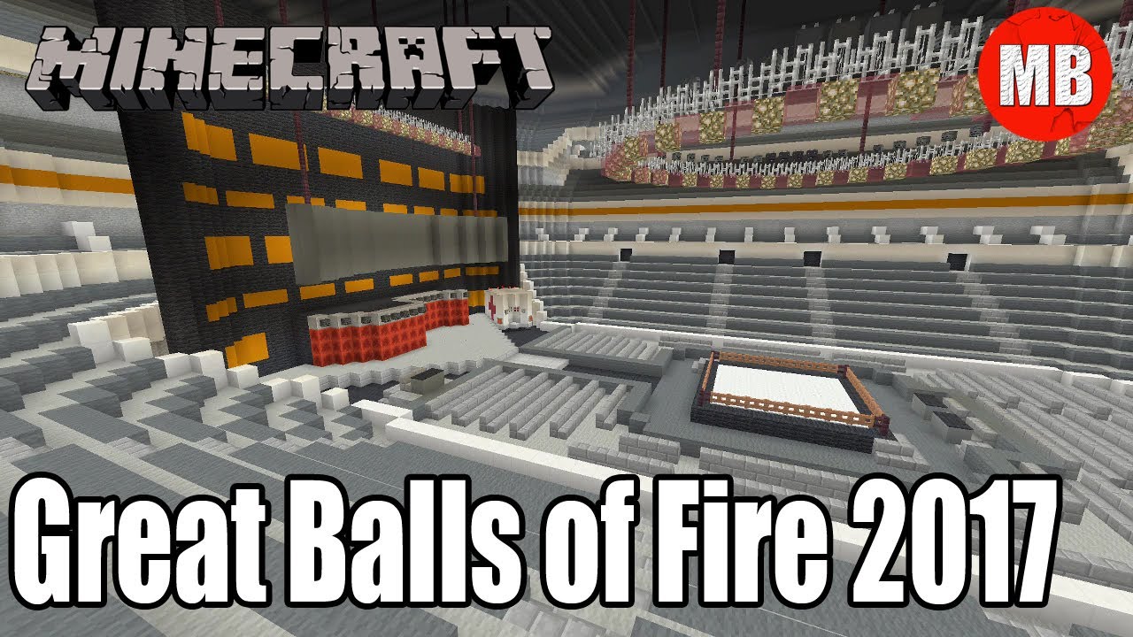 WWE Minecraft Arena | Great Balls of Fire 2017! - YouTube