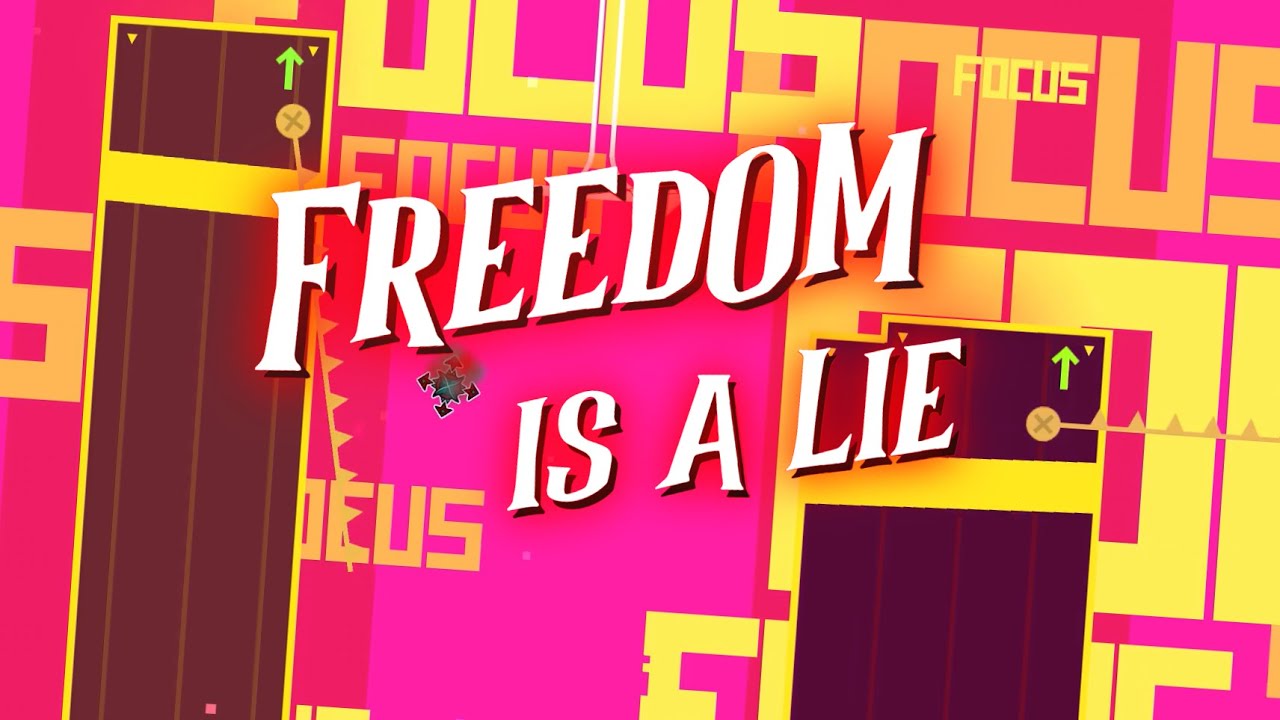 "Freedom Is A Lie" 100% [XL Demon] by RedCat | Geometry Dash - YouTube