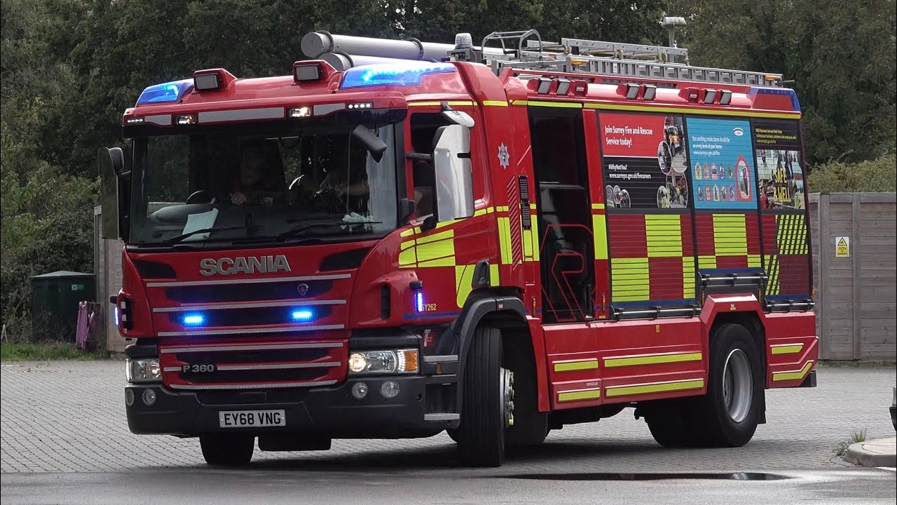 Surrey Fire & Rescue “Advanced Technology” Fire Truck Turnout from ...