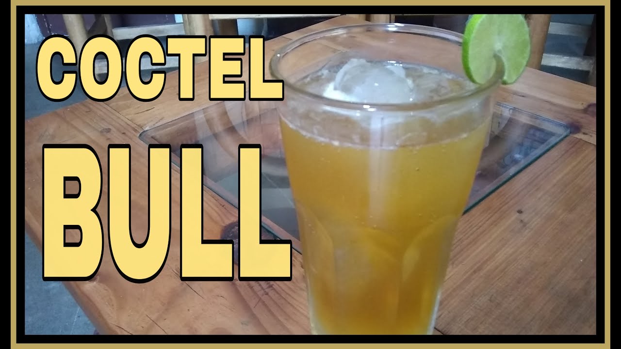 Como preparar el COCTEL BULL | cocteles con RON | bebidas con CERVEZA ...