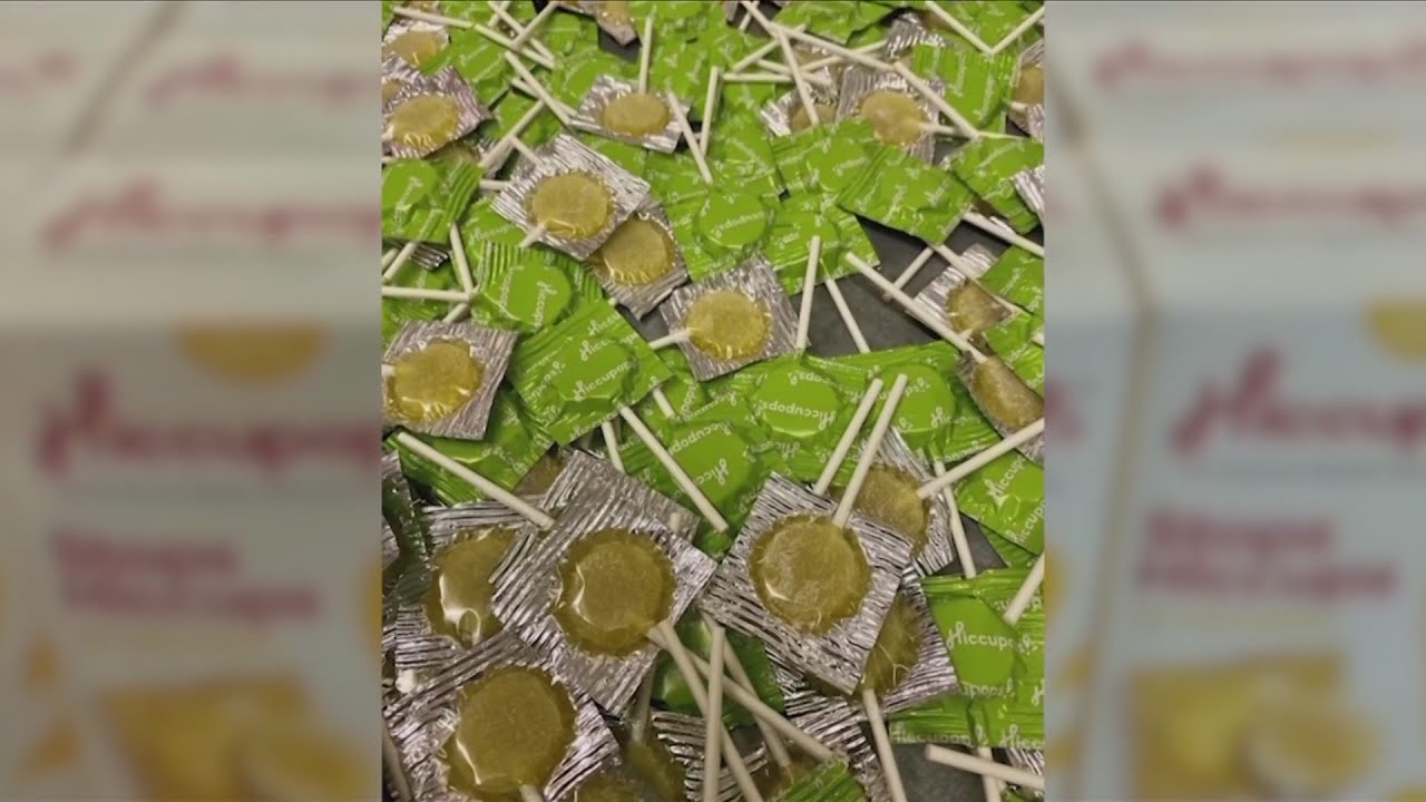 Lollipops that treats hiccups - YouTube