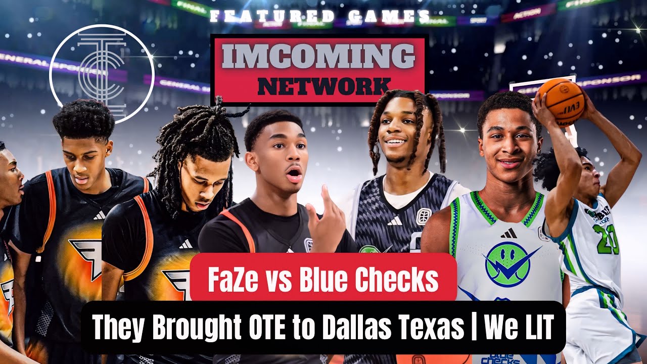 “THIS Was an Overtime Elite LEVEL Game | FaZe vs Blue Checks Went CRAZY ...