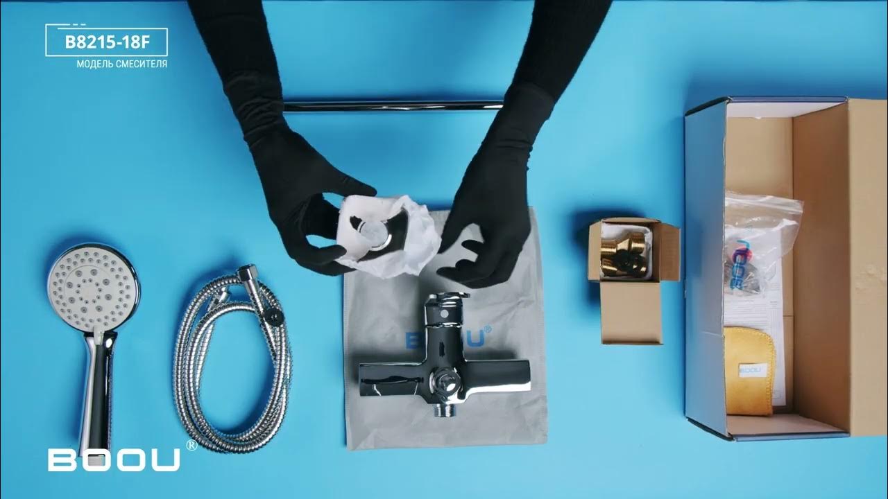 Смеситель для ванны Ростовская Мануфактура Сантехники Boou B8215-18F универсальный - YouTube