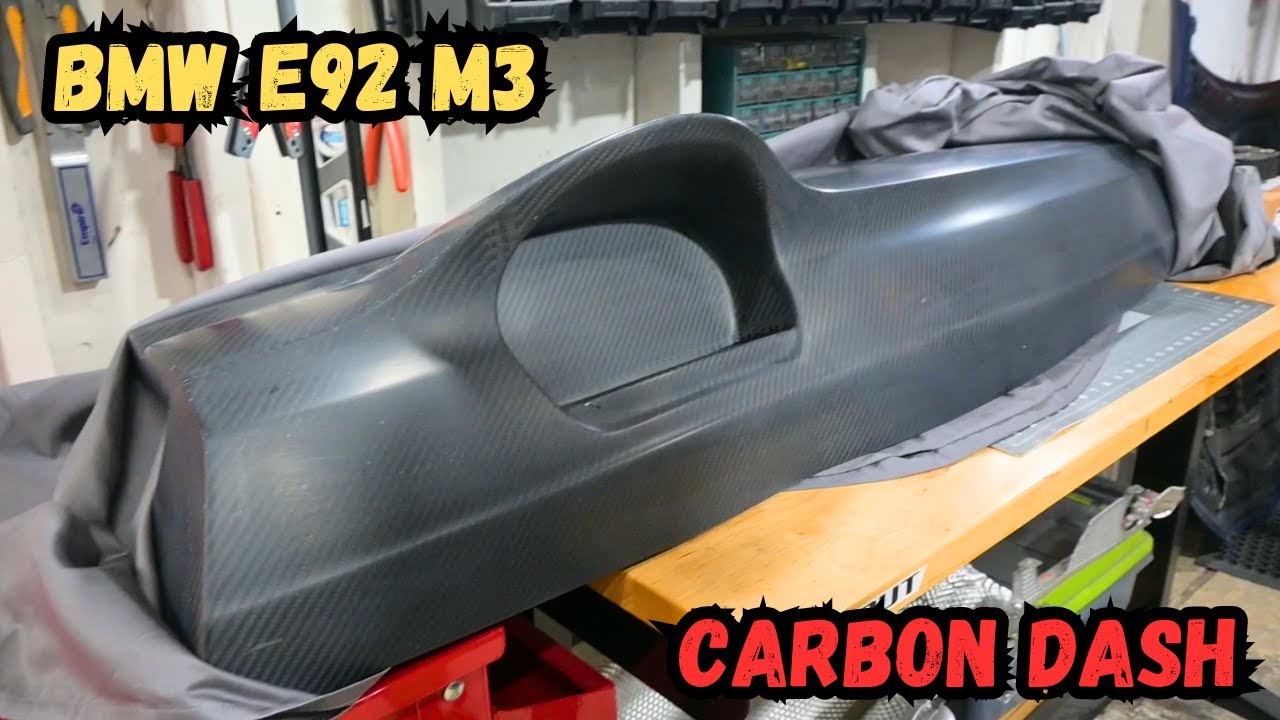 Full CARBON Dash? BMW E92 M3 | Part 2 Sequential Transmission - YouTube