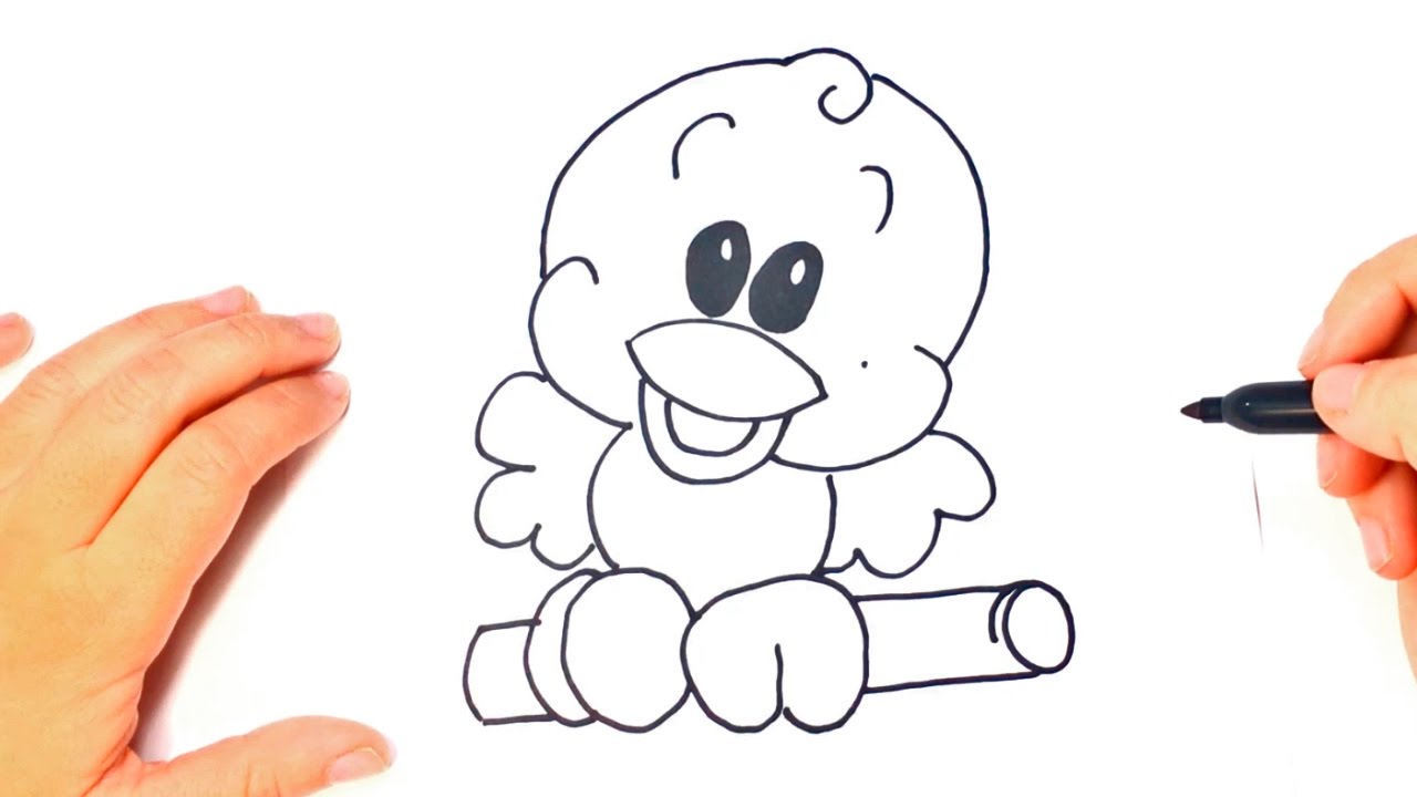 How to draw a Birdie Step by Step | Birdie Drawing Lesson - YouTube