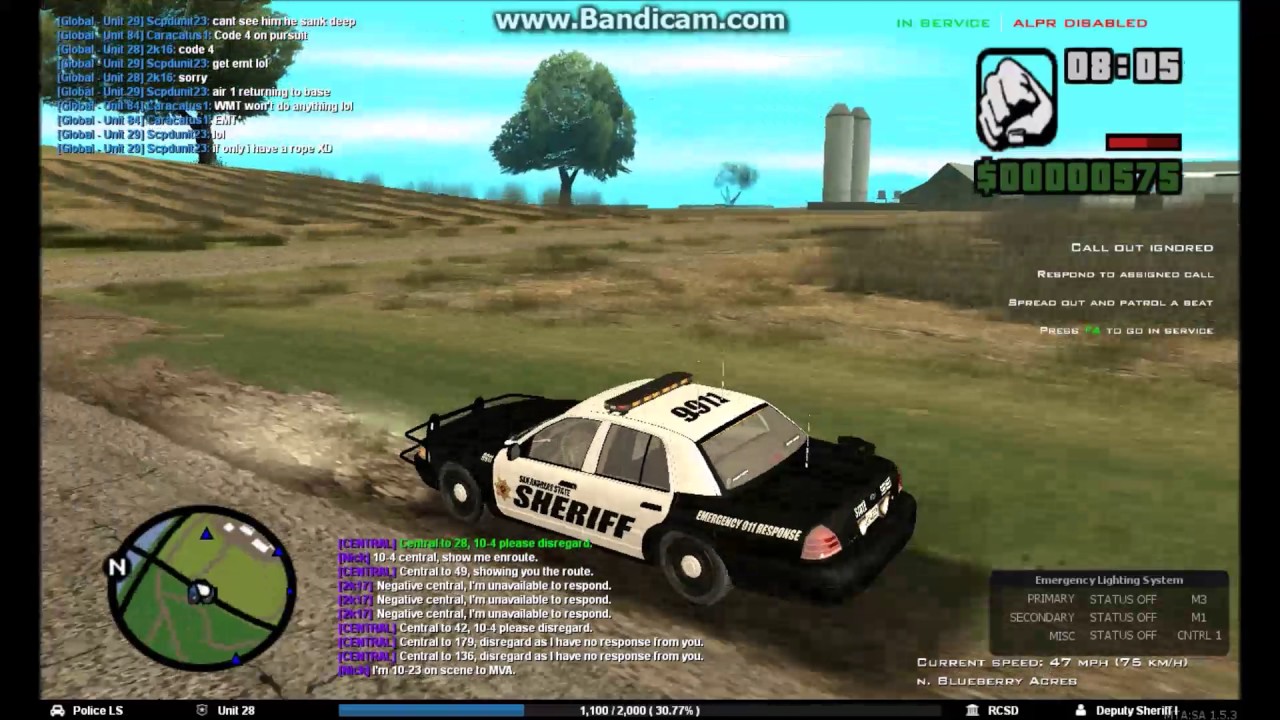 MTA SAPDFR ONLINE- EP2- Red and Bone County Patrol Ft.Unit23OnPatrol ...