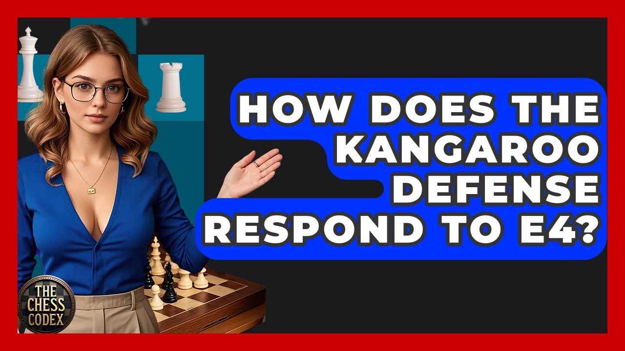 How Does The Kangaroo Defense Respond To E4? - The Chess Codex - YouTube