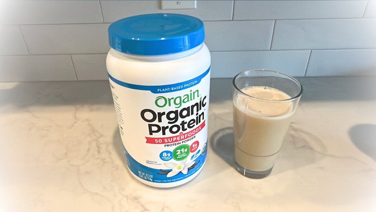 Orgain Organic Protein Powder Review: The Vegan Game Changer - YouTube