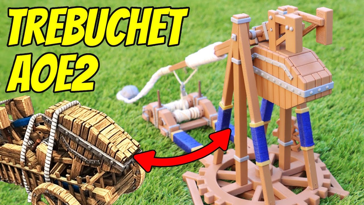 Age of Empires 2 Trebuchet Comes to Life with 3D Printing - YouTube