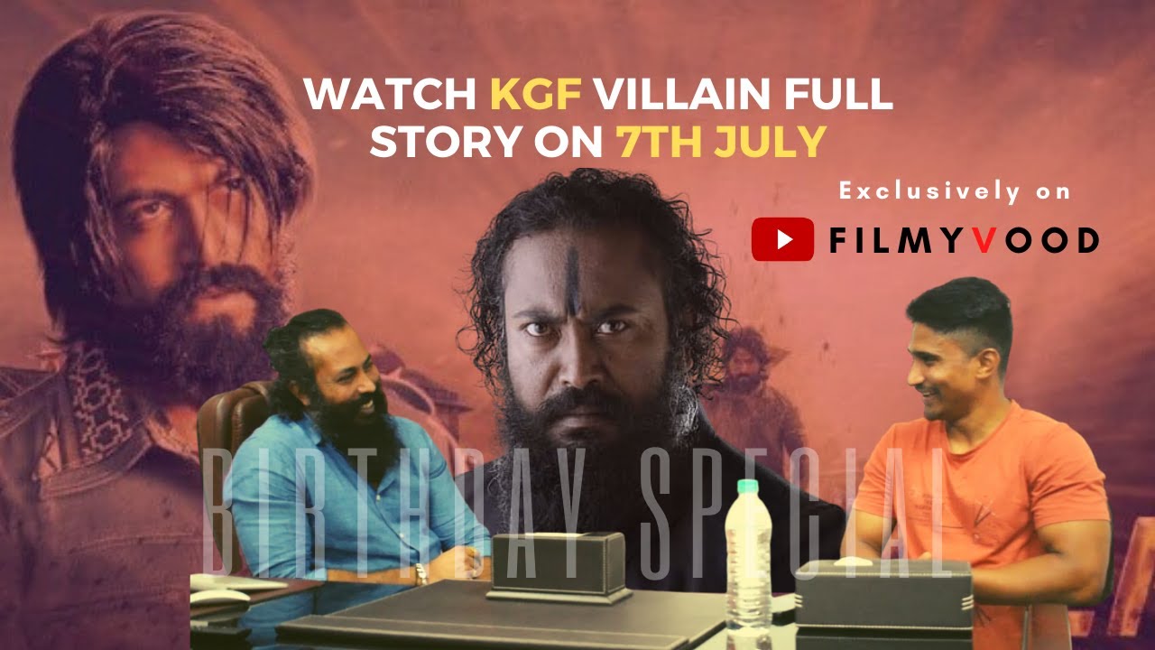 KGF VILLAIN GARUDA RAM REAL STORY PROMO | WATCH HIS COMPLETE JOURNEY OF ...