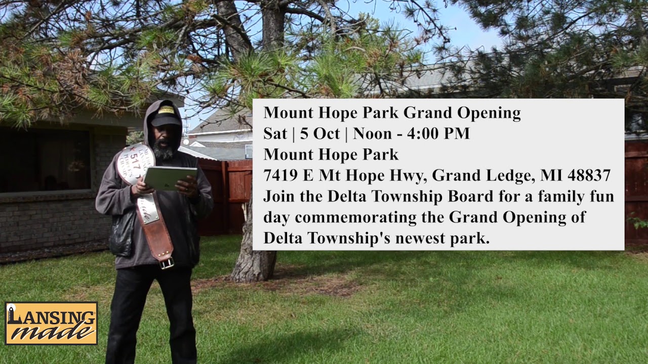 Mount Hope Park Grand Opening Haps | Lansing Made - YouTube