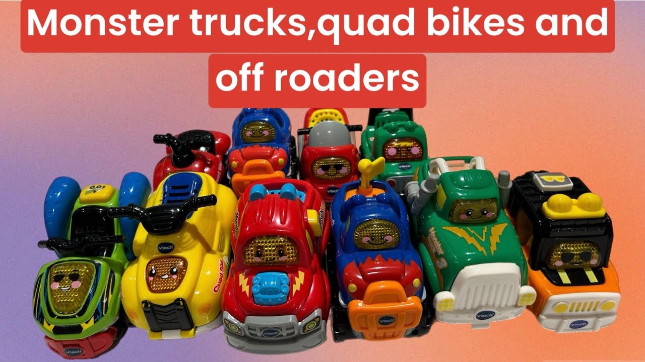 Toot toot drivers monster trucks |quad bikes |off roaders| Vtech Go!Go ...