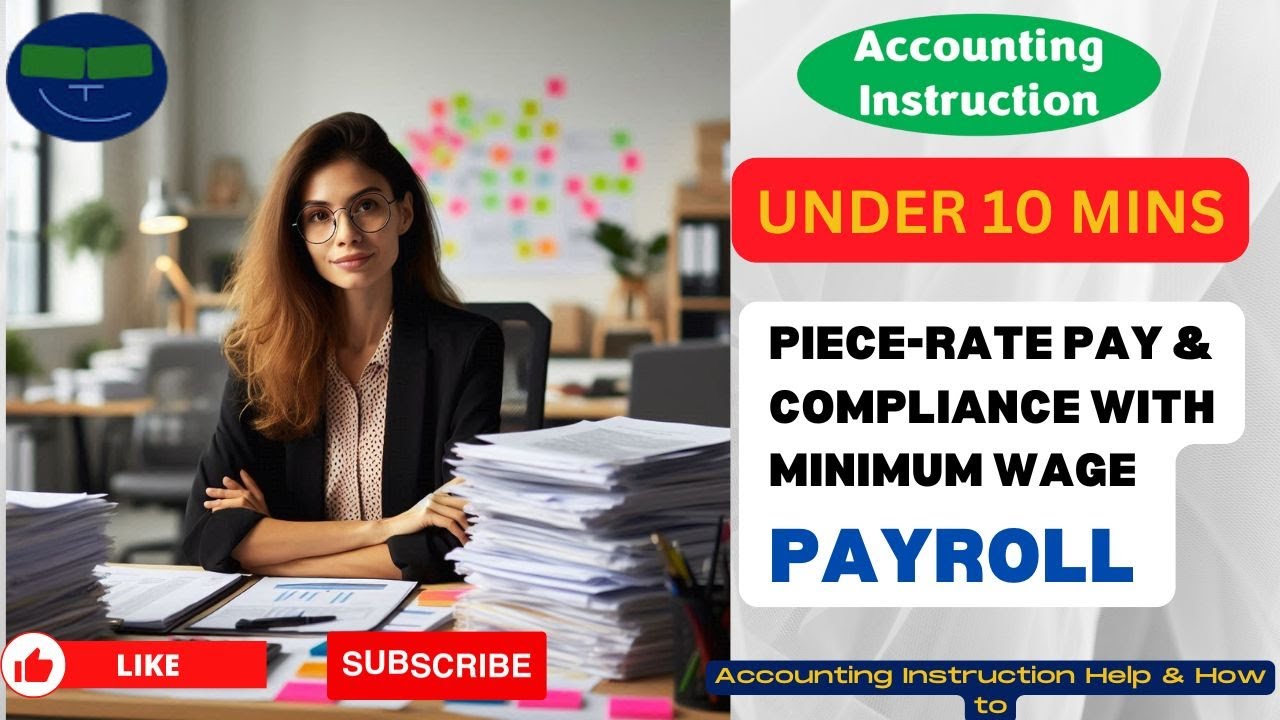 Piece-Rate Pay & Compliance with Minimum Wage Payroll - YouTube