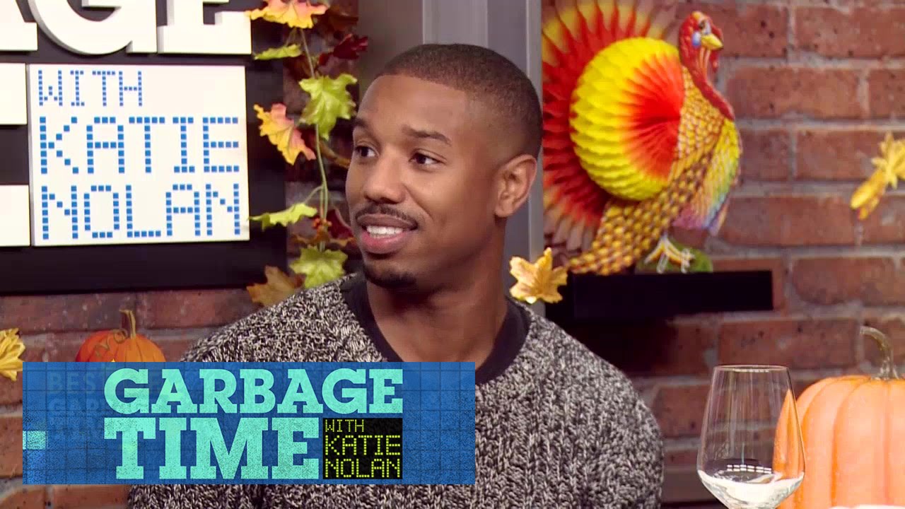 Michael B. Jordan Joins Katie Nolan For Thanksgiving Dinner - YouTube