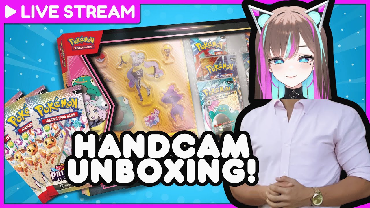 【Handcam & Zatsu】Unboxing Pokemon Iono Box & Prismatic Boosters while ...