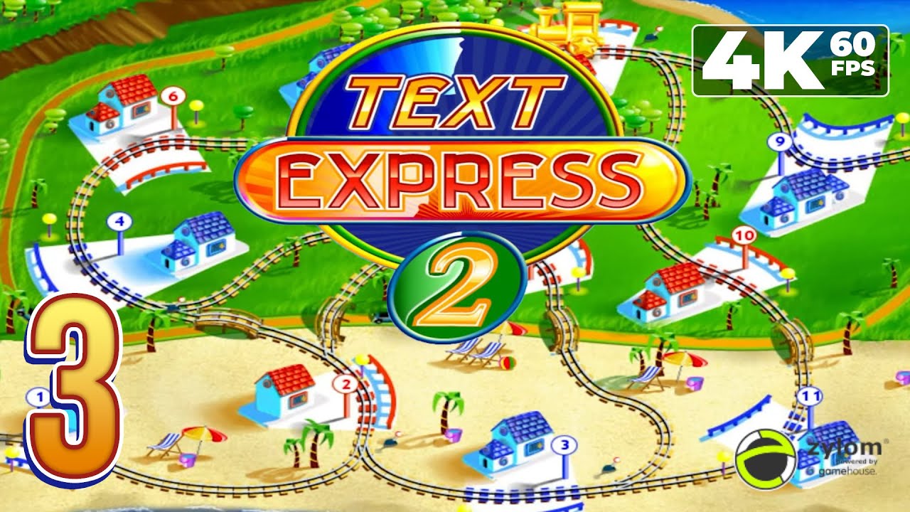 Text Express 2 Deluxe (PC) - 4K60 Walkthrough Village 3 - No Commentary ...