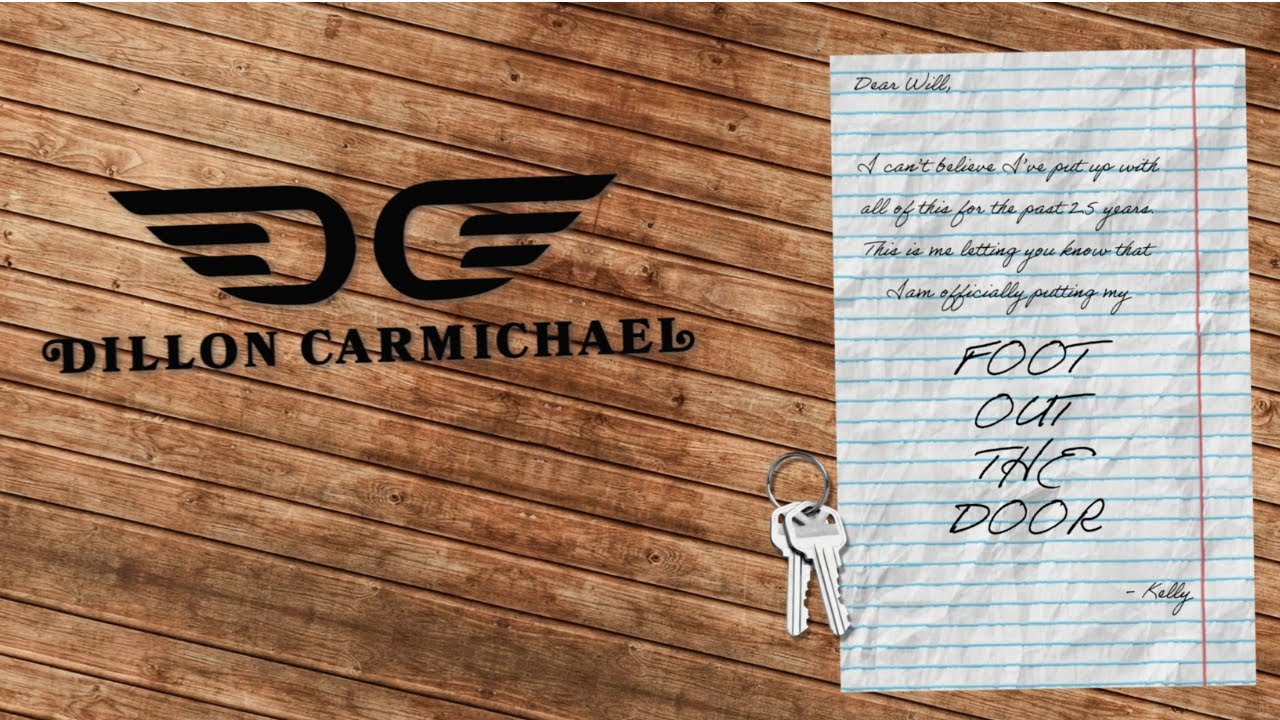 Dillon Carmichael Foot Out The Door Official Lyric Video YouTube dillon-carmichael-foot-out-the-door-official-lyric-video-youtube