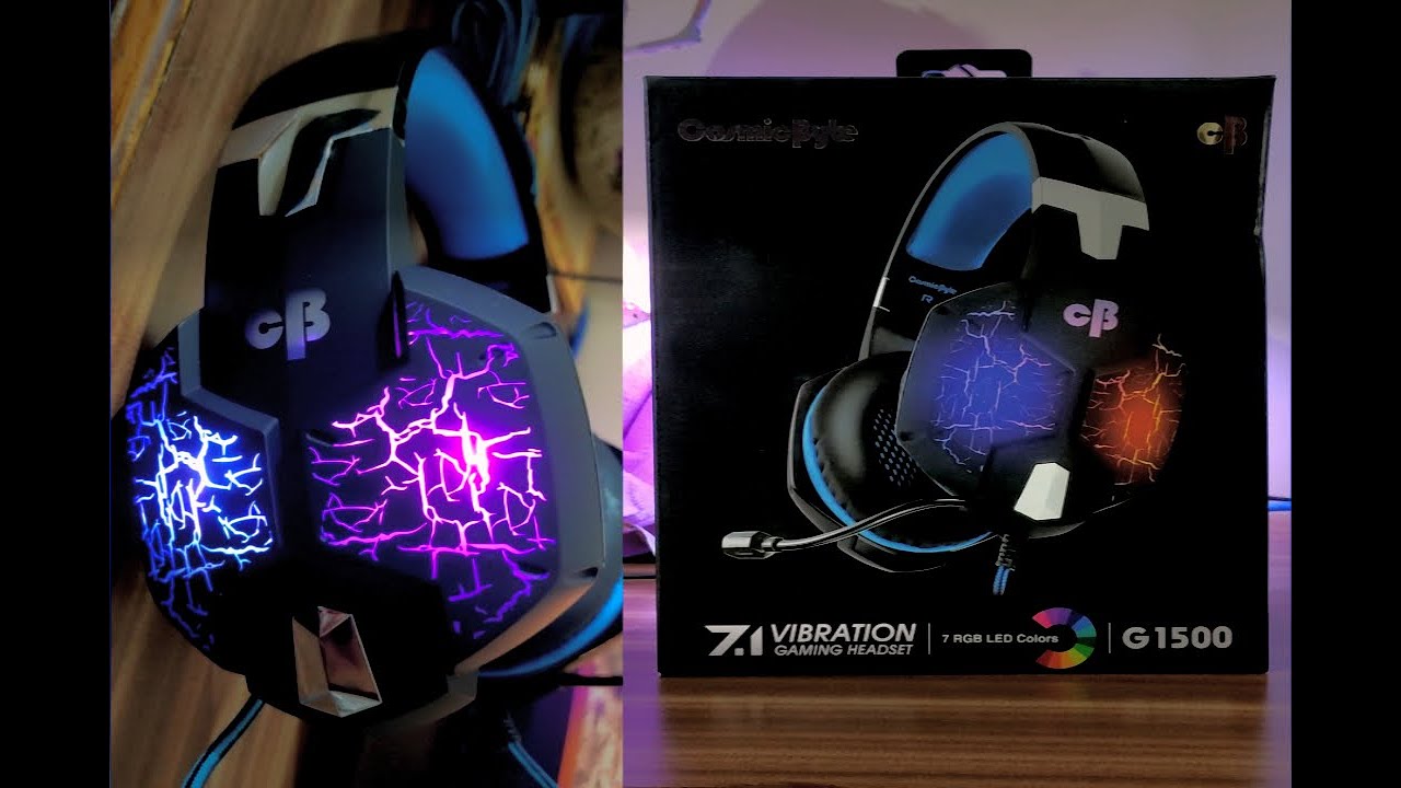 Cosmic byte G1500 Review & Mic Test & Unboxing | Best Gaming Headphone ...
