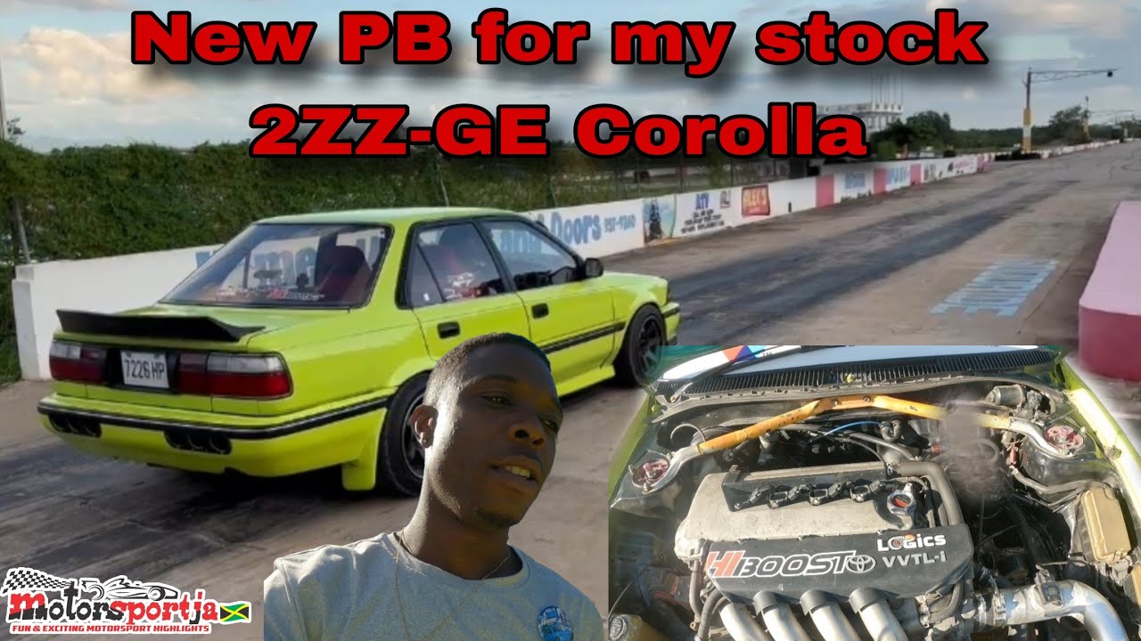 New P.B with my Stock 2ZZ-GE Corolla at Jamwest Race Track | Drag Race ...