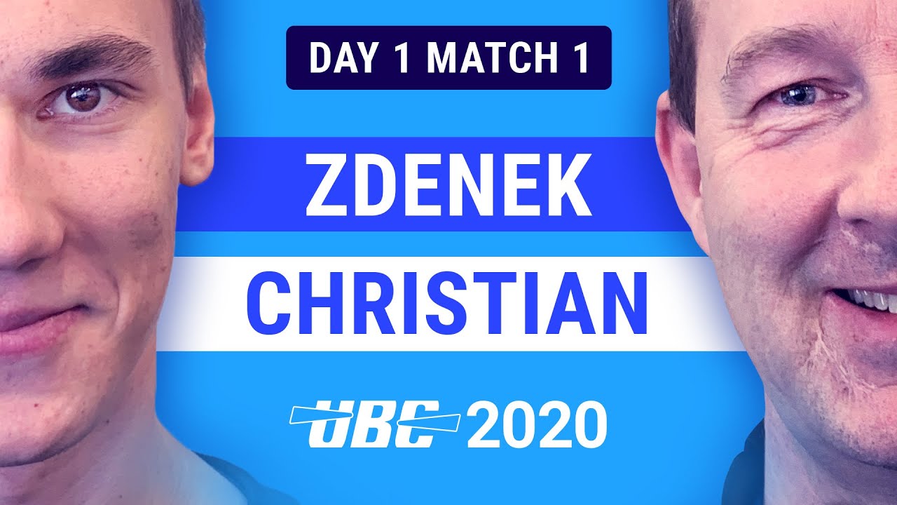 UBC 2020 (Day 1 Match 1): Zdenek Zizka vs. Christian Munk Christensen ...