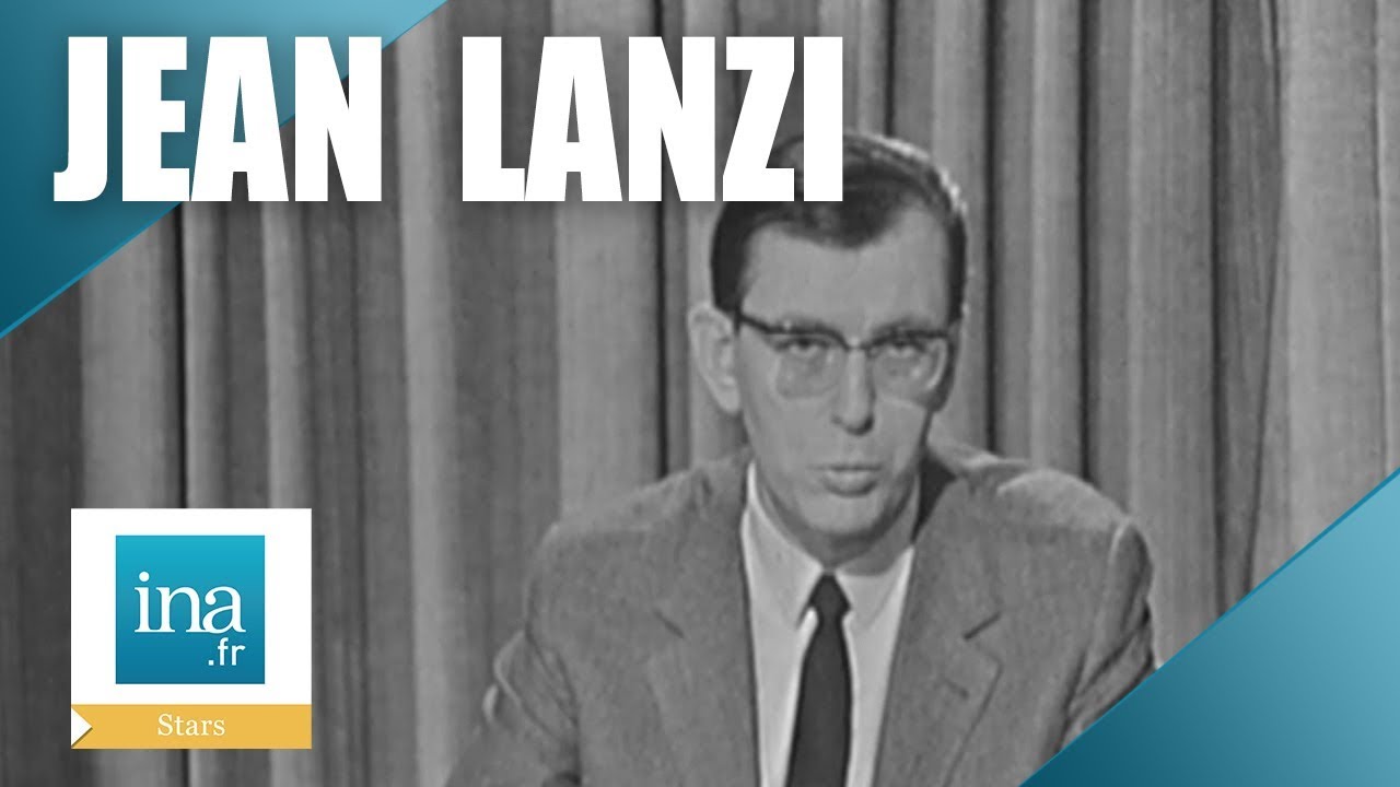 1965 : Jean Lanzi présente le journal de 20h de l'ORTF | Archive INA ...
