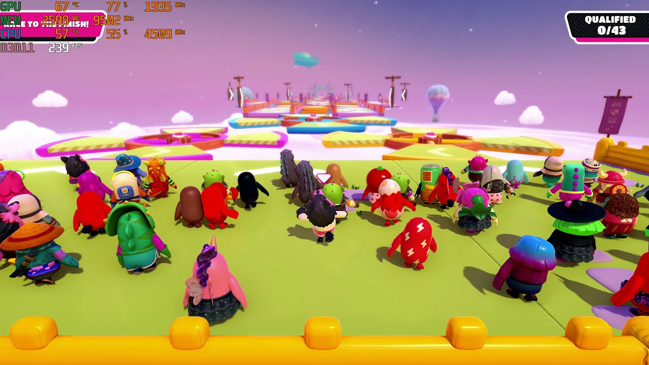 Fall Guys I 1440p I RTX 3080 I I7-6700K I Max Setting I 60fps bug fixed ...