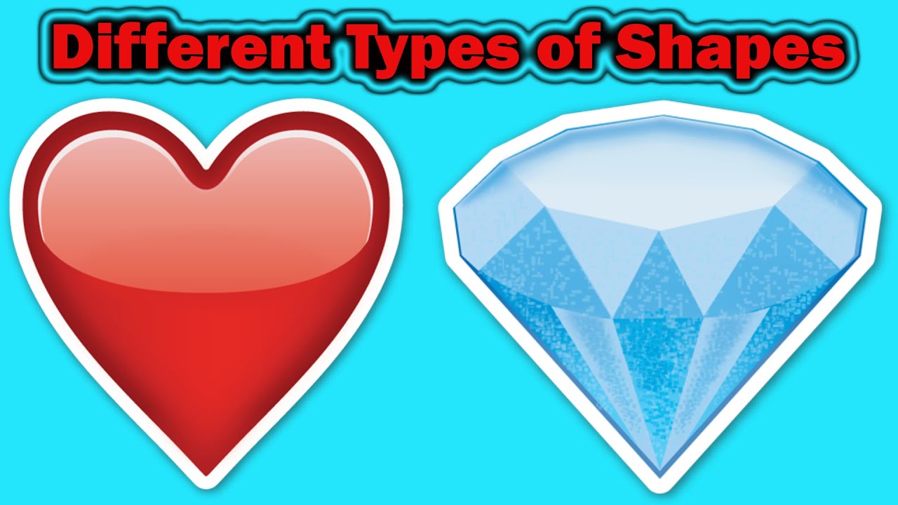 Different Shapes | Names of Shapes for Kids | Geometry | Geometric ...