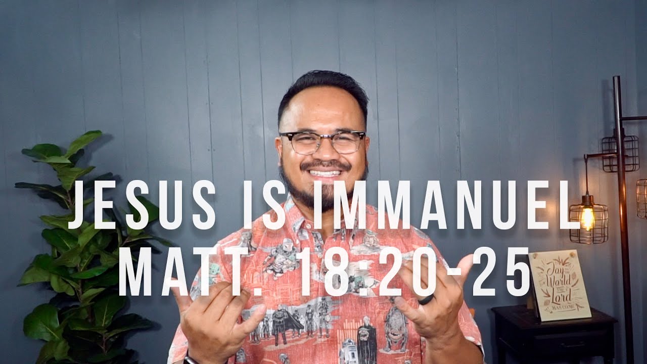 Rejoice! Jesus Is Immanuel | Matthew 1:20-25 - YouTube