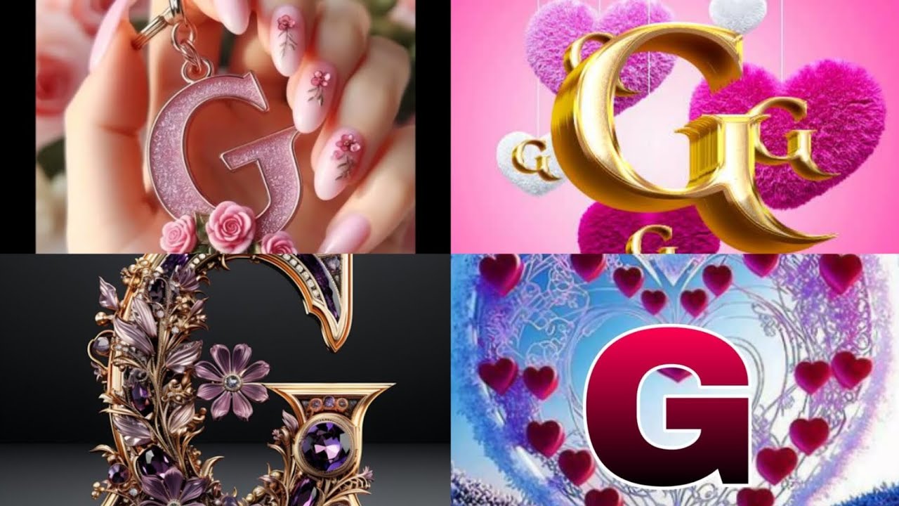 G Name Girls Dpz 🥰♥️ | Whatsap Dpz G Name | Cute Dpz Alphabet Name G ...