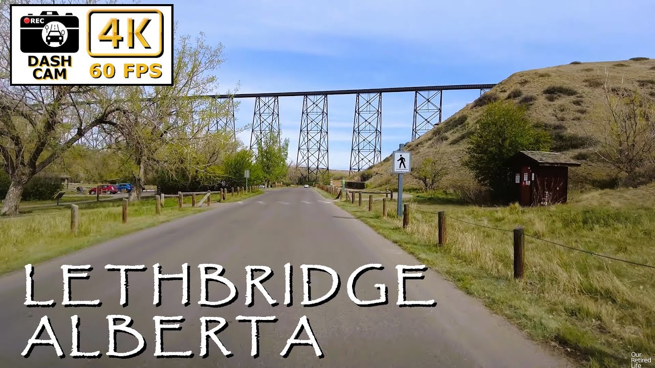 🚗 Scenic Drive Through Lethbridge, Alberta | 4K Journey Through ...